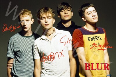 BLUR Signed Music 12x18 Inch Photograph Poster - Parklife | eBay Australia