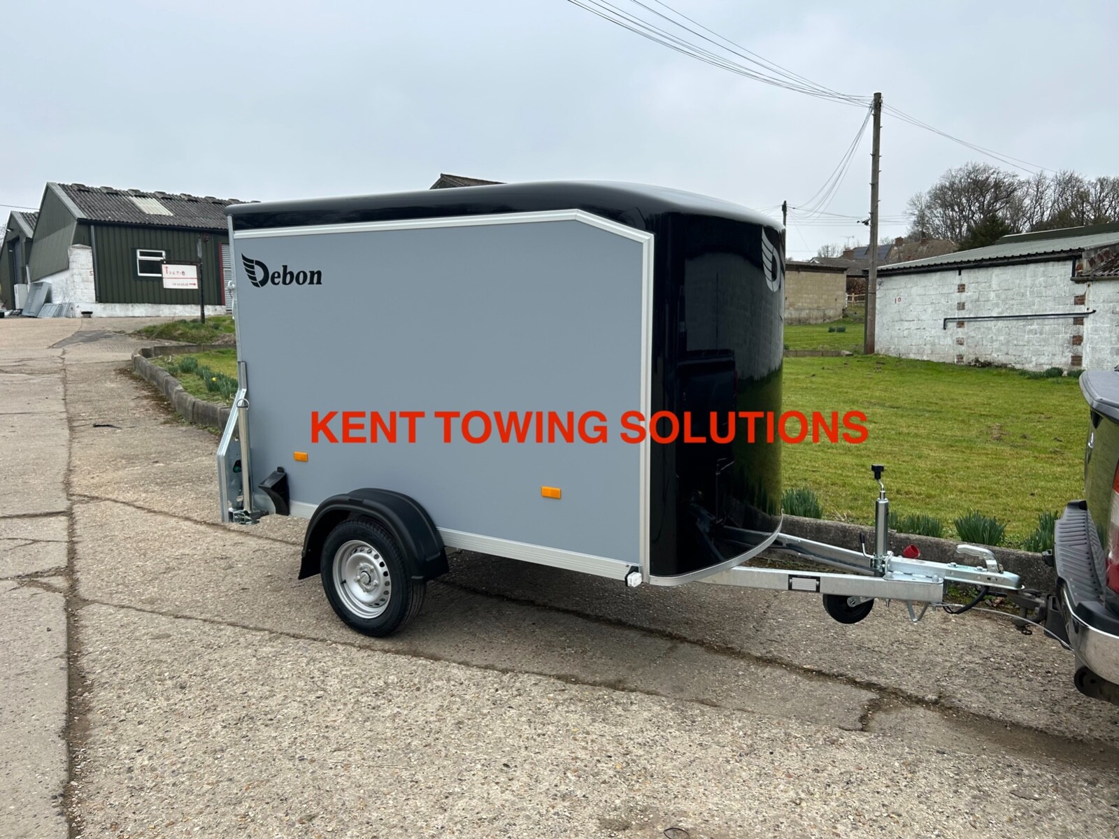 New Debon C255 Unbraked Tow Box Van Bike Quad Trailer 750KG MGW INC VAT ...