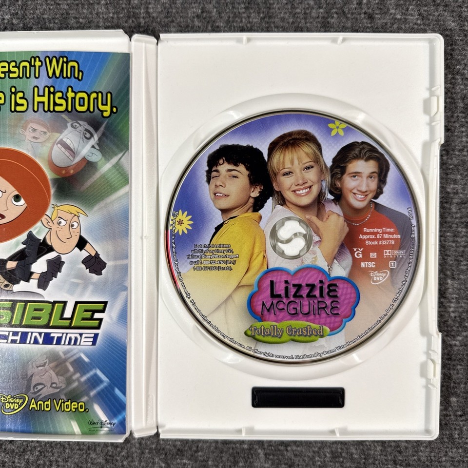 Lizzie McGuire Totally Crushed Vol 4 DVD Used Hilary Duff Disney ...