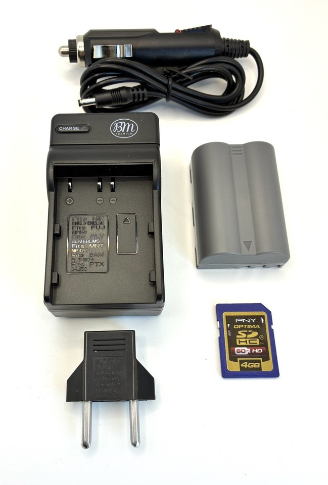 Nikon D80 10.2MP Camera Kit 18-135mm AF New Battery/AC/DC Charger 4GB ...