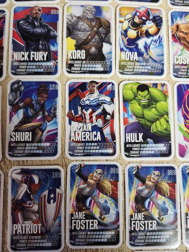 Loblaws Marvel Card And Sticker Lot Of 65 | eBay