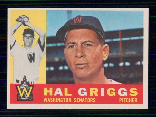 1960 TOPPS BASEBALL # 244 HAL GRIGGS 12654 | eBay