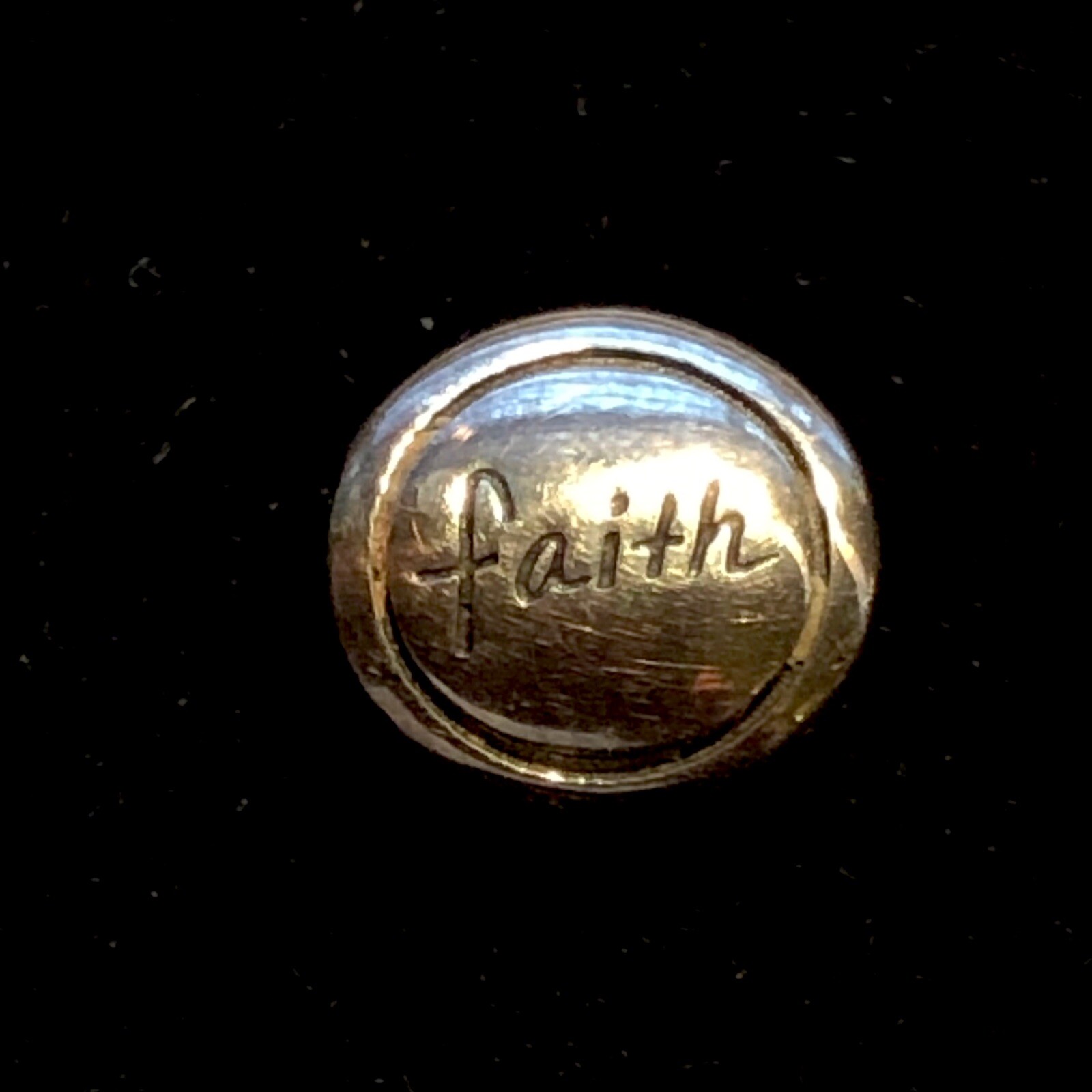 PANDORA "Faith" Charm 925 Sterling Silver With Crystals | eBay