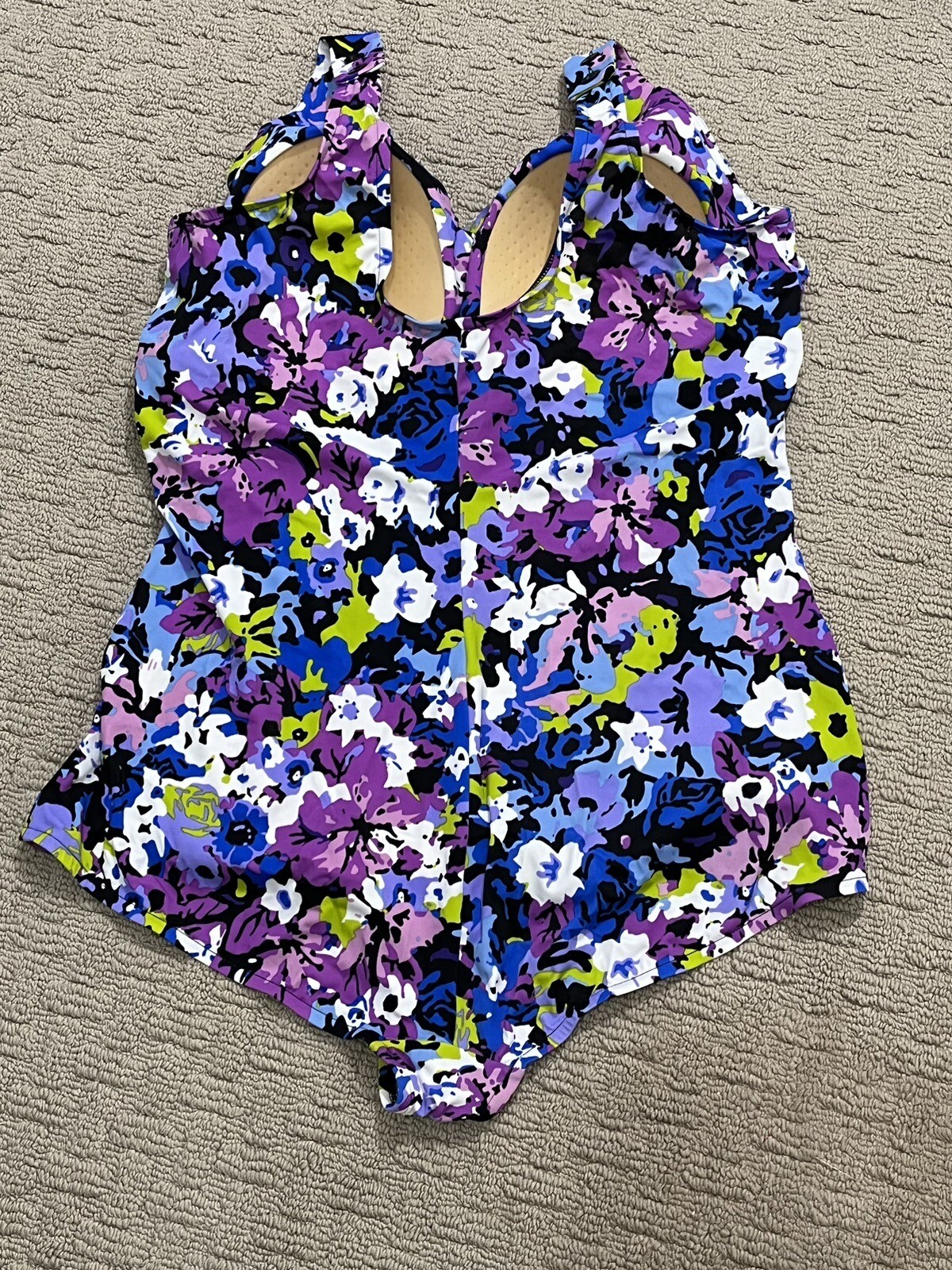 Maxine Of Hollywood Floral One Piece Woman Swimsuit S… Gem