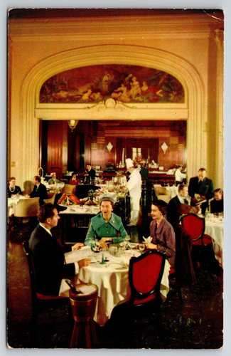 Clift Hotel San Francisco CA Post Card Postcard Redwood Room Dining ...