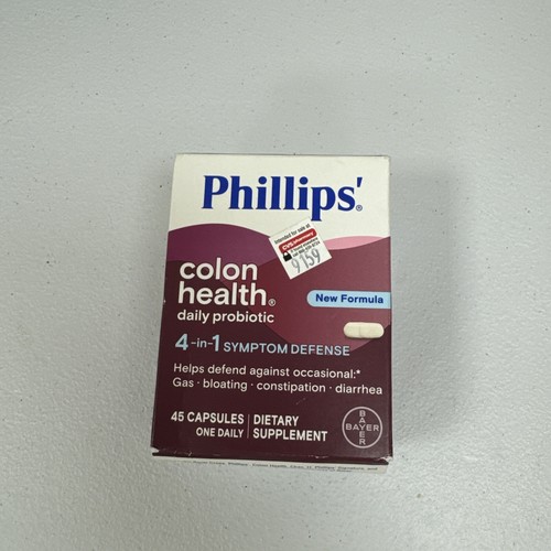 Phillip's, Colon Health Daily Probiotic, 45 Capsules Exp 10/2024 ...
