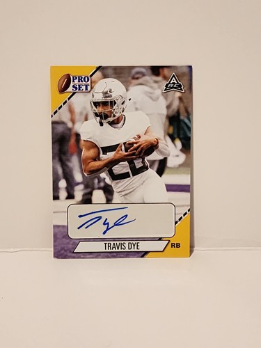 Travis Dye 2021 Leaf Pro-Set Rookie Autograph #PS-TD2 | eBay