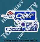VINTAGE CRANE CAMS Decal Sticker Vintage Americana Hot Rod Rat Rod ...