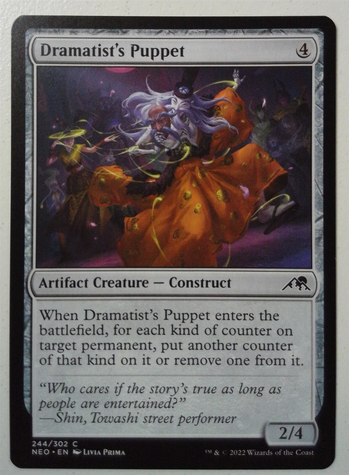 Dramatist's Puppet *Common* Magic MtG x1 Kamigawa Neon Dynasty | eBay