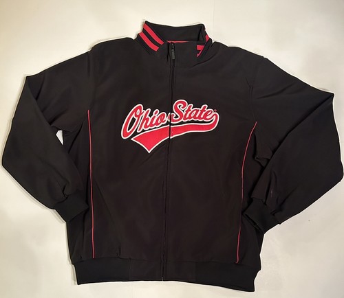 Ohio State OSU Varsity Jacket CAMPUS DRIVE COLLEGIATE Zip Up XL Buckeye ...
