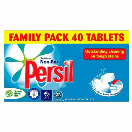 Persil Non Biological Tablets - 20 Washes (40) - Pack of 6 | eBay