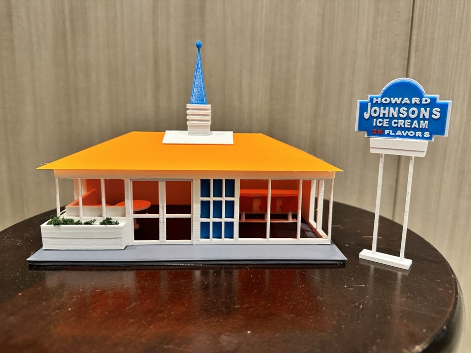 O Scale “Howard Johnson’s” Restaurant Kit W/Interior | eBay