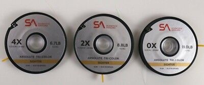 Scientific Anglers Absolute Tri-Color Sighter Tippet - All Sizes - FREE ...