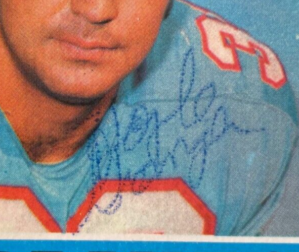 SIGNED HOYLE GRANGER 1971 TOPPS FOOTBALL CARD AUTOGRAPHED - SAINTS | eBay