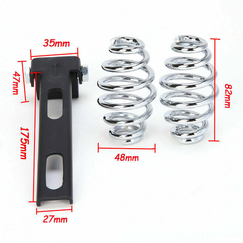 Bobber Solo Seat Spring Saddle For Kawasaki Vulcan VN 500 750 800 900 ...