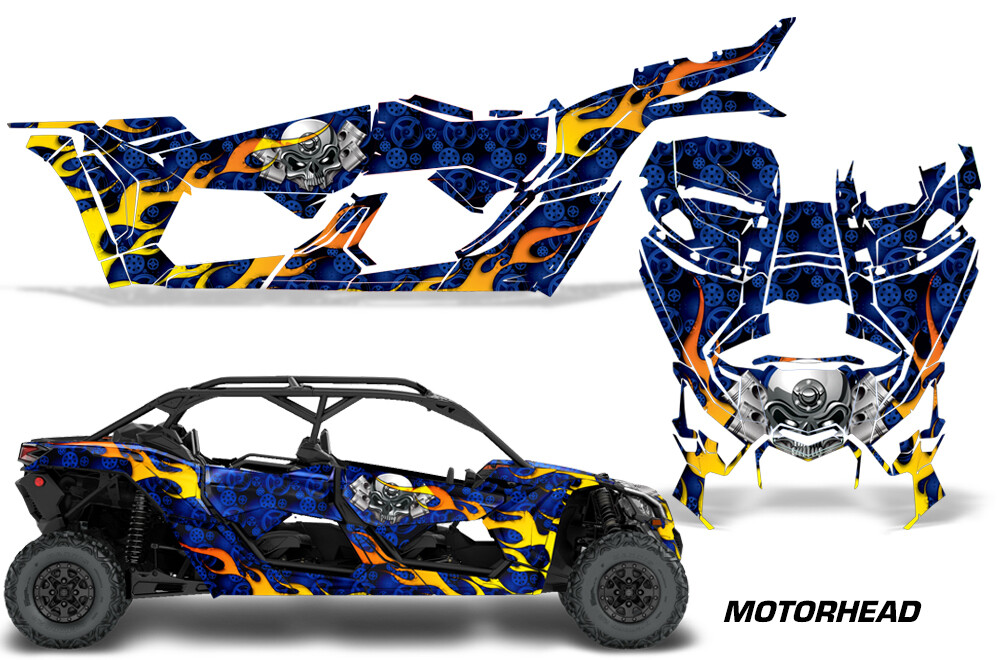 Graphics Decals Stickers For Can-Am Maverick X3 XDS XRS 4DR 2016-23 ...