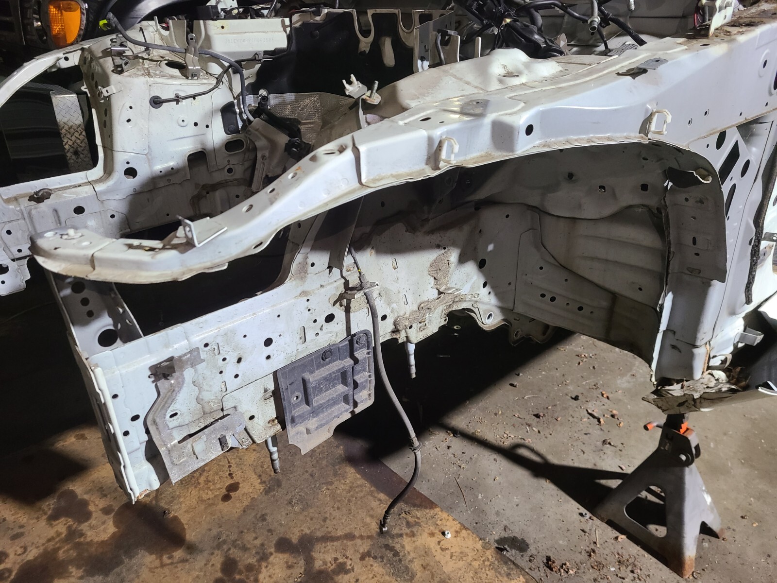 2014-24 INFINITI Q50 AWD FRONT FRAME RAIL CUT LEFT DRIVER CHASSIS APRON ...