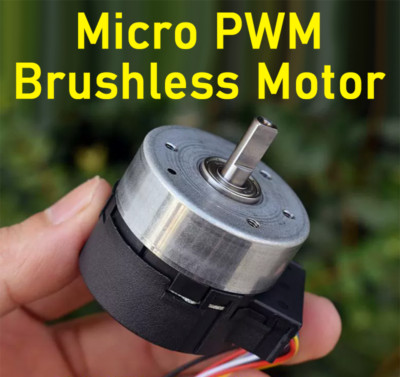 DC 12V Micro PWM Brushless Motors CW/CCW Built-in Drive Encoder ...