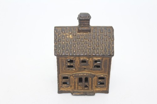 VINTAGE 1930's A.C. WILLIAMS CAST IRON TWO STORY BANK #1 | eBay