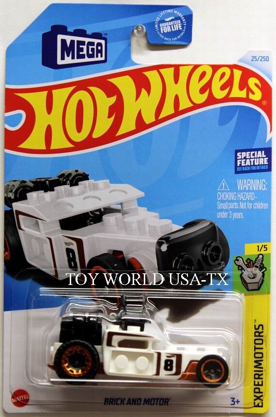 2024 Hot Wheels #25 Experimotors Brick and Motor White | eBay