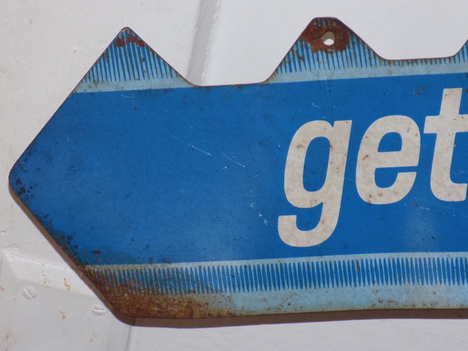 Vintage Curtis Keys Double Sided Metal Sign | eBay