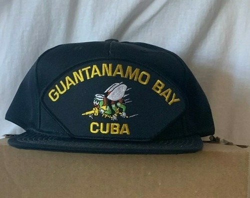 NEW US Navy USN baseball hat/cap US NAVAL SEABEES CB GUANTANAMO BAY ...