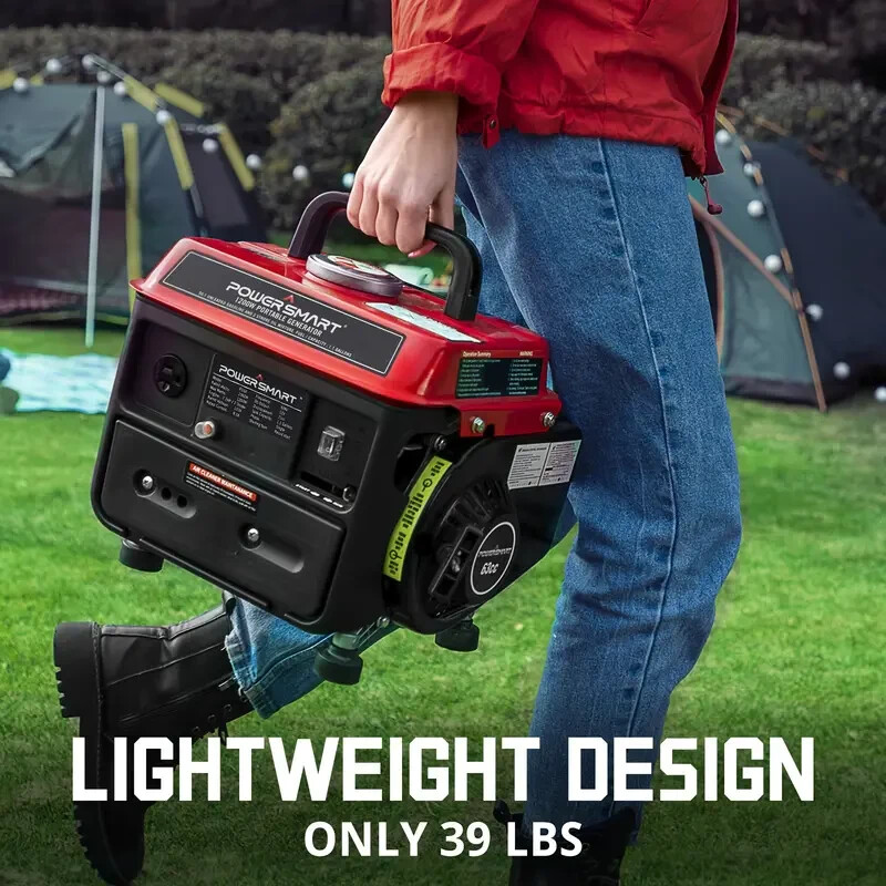 Portable Gas Generator RV Camping Power Electric Small Quiet Gasoline ...