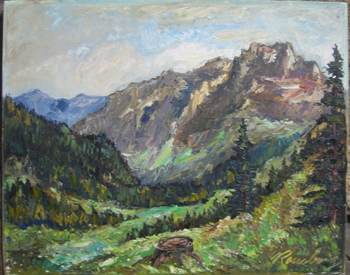 ::WALTER ROMBERG *1898 °WEITER BLICK INS LAND °SIGNIERT LANDSCHAFT ...