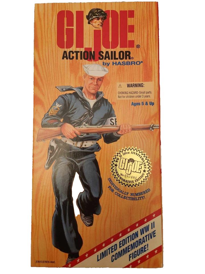 LOT OF 6 Hasbro GI Joe 1995 12" (2 with low #) WWII Action Figure NIB ...