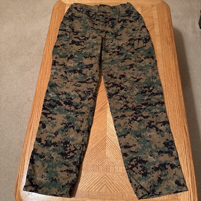 USMC Pants Medium Regular Trouser Woodland Marpat Camo Camouflage ...