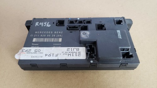 MBZ W219 CLS63 CLS55 E63 E55 FRONT DRIVER DOOR CONTROL MODULE OEM 211 ...