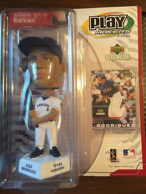 VINTAGE 2002 UPPER DECK ALEX RODRIQUEZ BOBBLEHEAD AND CARD MIB | eBay