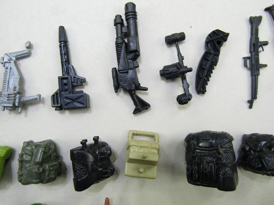 VTG GI Joe Accessories Weapons Guns Backpacks Bazookas Missiles Pieces ...