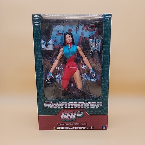Wildstorm Gen 13 Rainmaker 12" Fully Poseable Action Figure 1999 NEW in ...