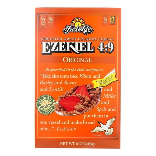 Food For Life Baking Co. Cereal - Organic - Ezekiel 4-9 - Sprouted ...