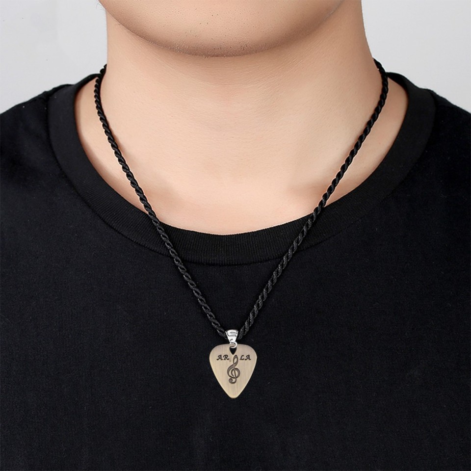 1pc Metal Guitar Pick instrument Pick for Bass Pendants DIY Gifts ...