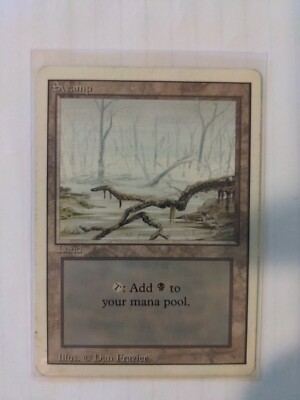 Swamp Revised NM Basic Land MAGIC THE GATHERING MTG CARD | eBay