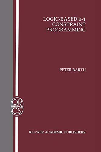 Logic-Based 0-1 Constraint Programming 9781461285649| eBay