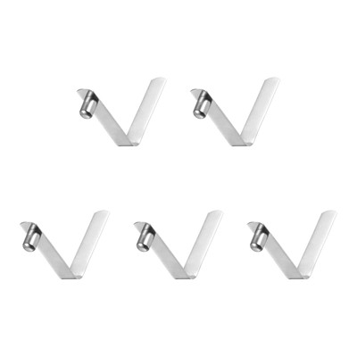 5pcs 43x5.75mm Single Button V-Shaped Paddle Snap Spring Clips for Tent ...