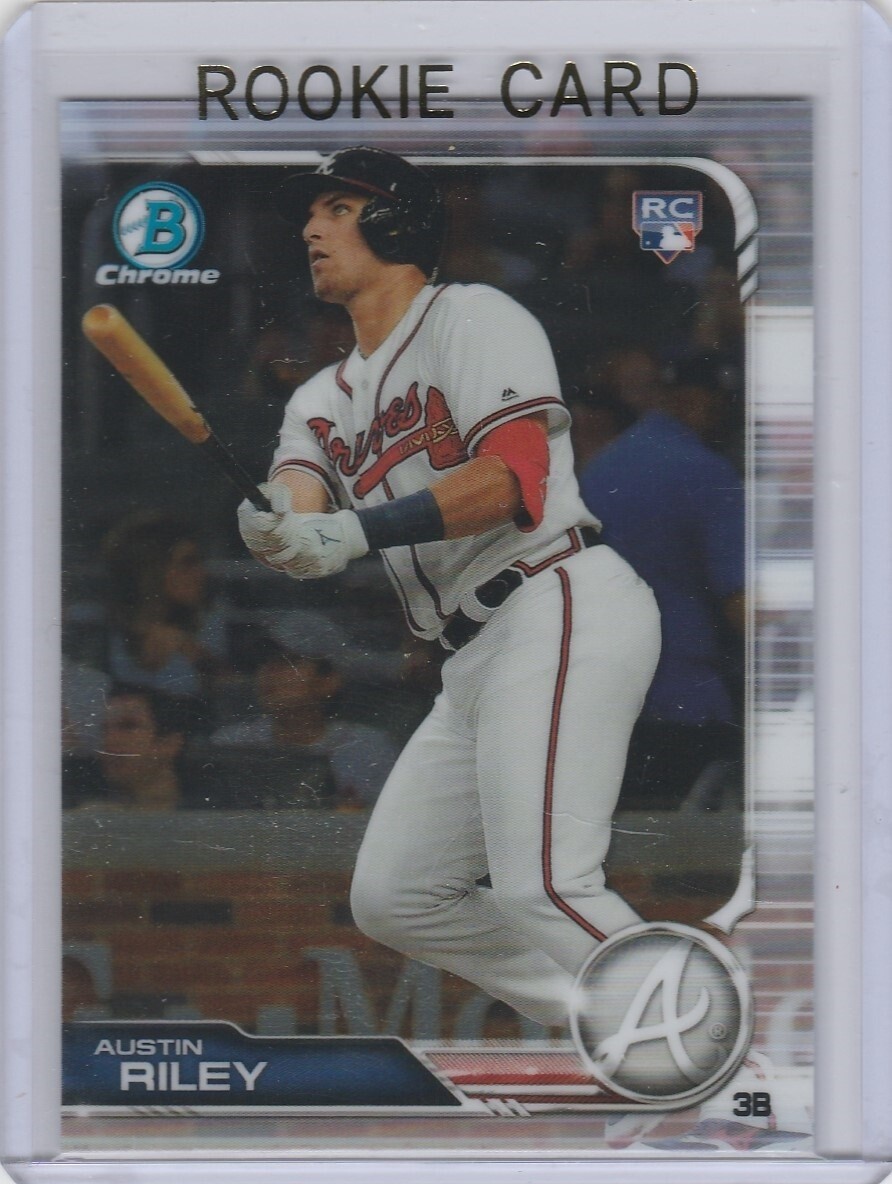 AUSTIN RILEY ROOKIE CARD 2019 Bowman Chrome Baseball ATLANTA BRAVES RC ...