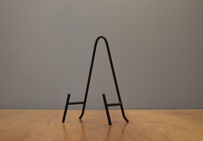 9" High Metal Display Stand Sign/Card holder and Plate Stand other Art ...