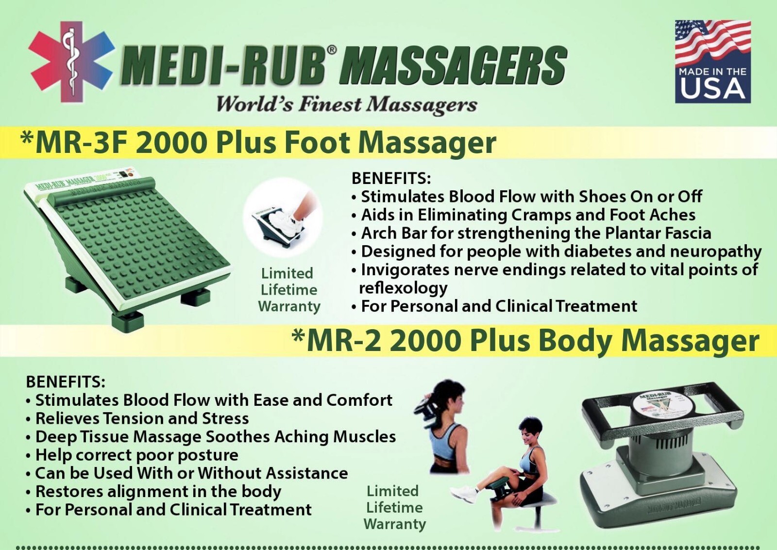 Medi-Rub MR-3F Foot Massager for sale online | eBay
