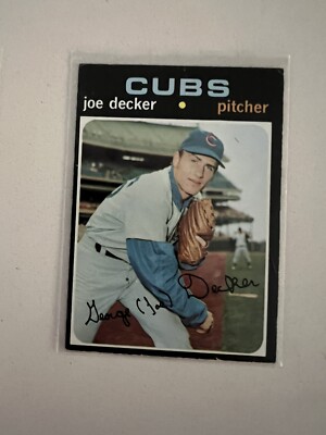 Joe Decker Chicago Cubs 1971 Topps #98 | eBay
