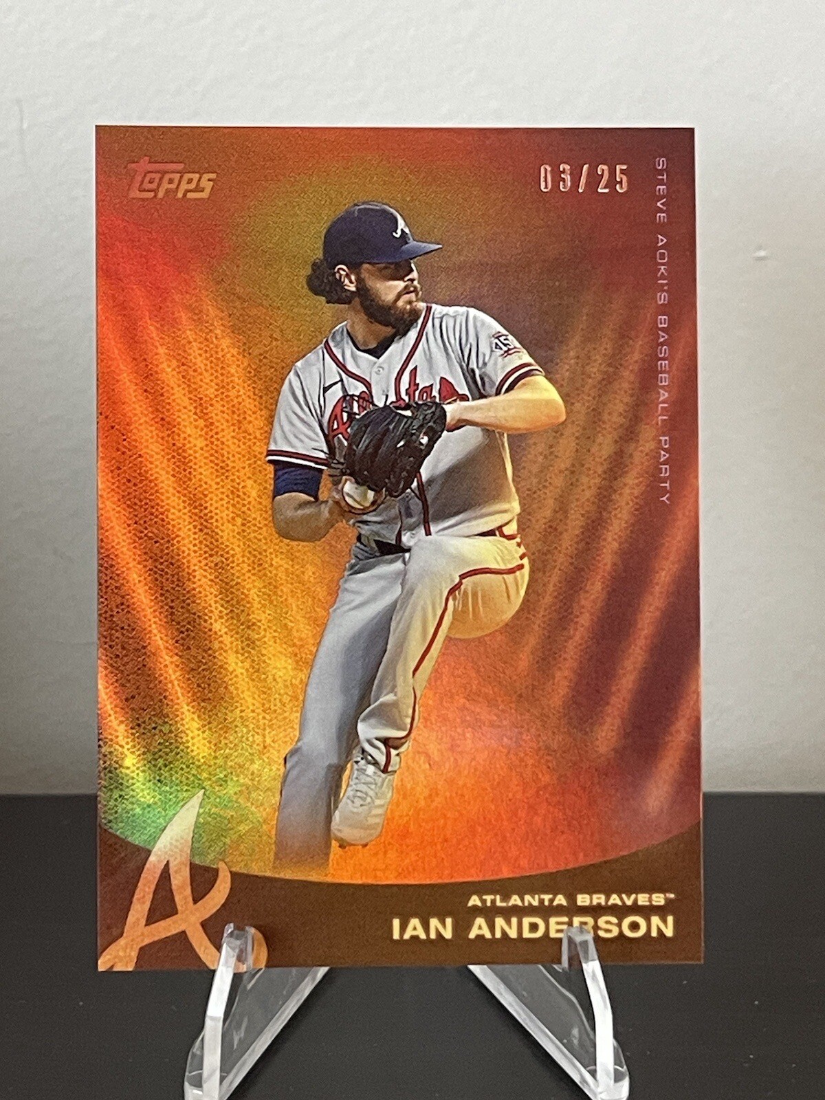 Ian Anderson 2022 Topps Steve Aoki #121 Yellow Glitter Blast Foil #'d ...