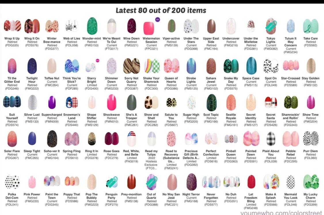 Spring 2019 Top 20 Color Street Nail Rankings! Color Street, 45% OFF