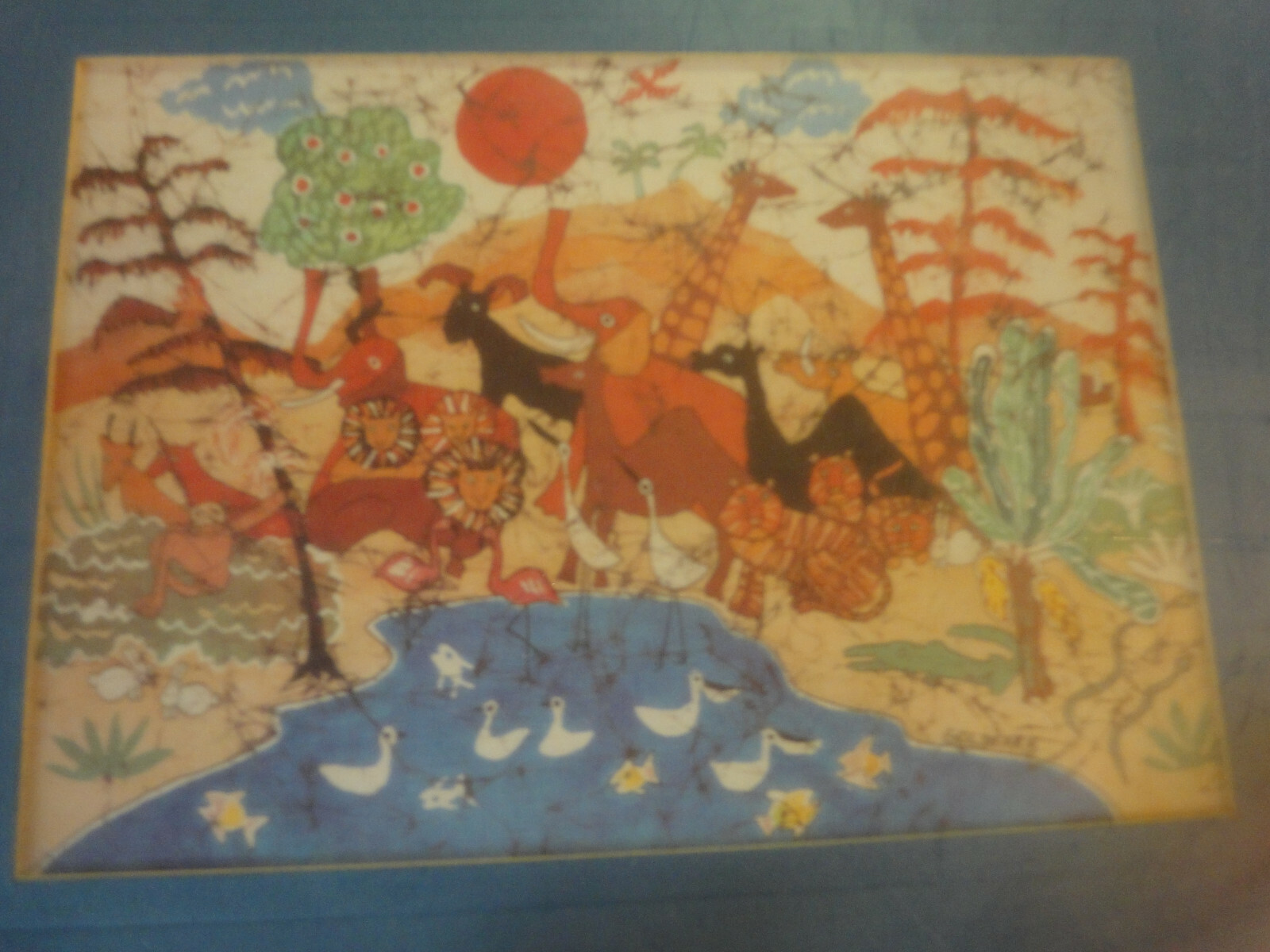 Goldfarb Print with matt and ready to frame Noah's Animals 5x7 ...