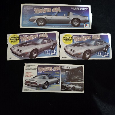 1979 Fundimensions 10th Anniversary Trans AM BOX Panels ONLY VINTAGE ...