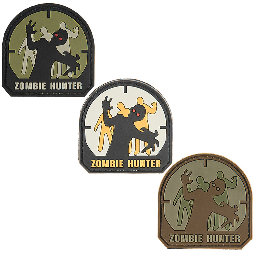 G-FORCE Zombie Hunter Hook & Loop Airsoft Tactical PVC Morale Patch | eBay