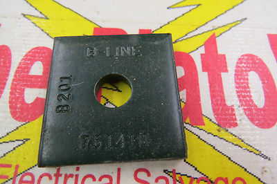 B-Line Strut Fasteners B201, square strut channel washer, flat plate ...
