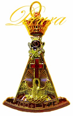 Masonic Knight of the Rose Croix 18th Degree Jewel Scottish Rite ...